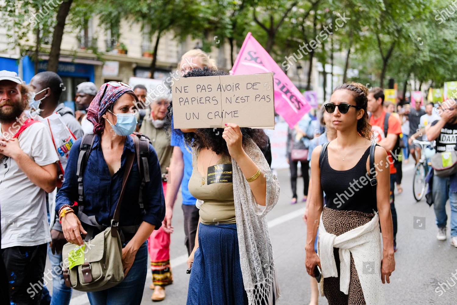 Demonstration Undocumented People 25 Years After Editorial Stock Photo ...