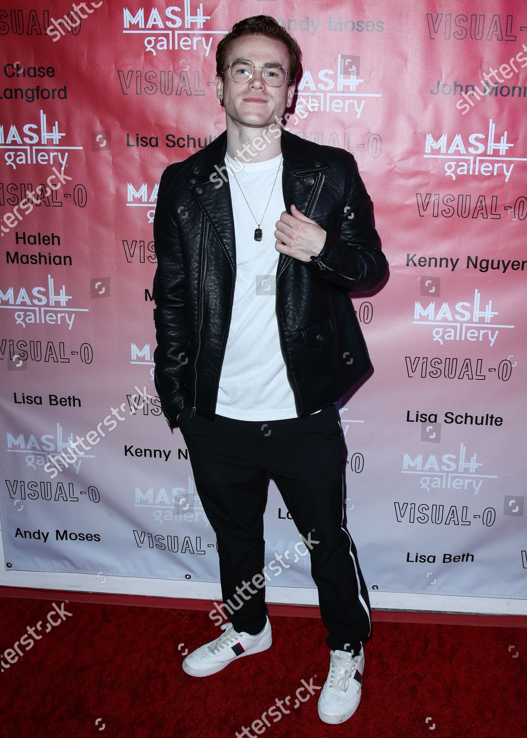 Actor Justin Tinucci Arrives Visualo Exhibition Editorial Stock Photo ...