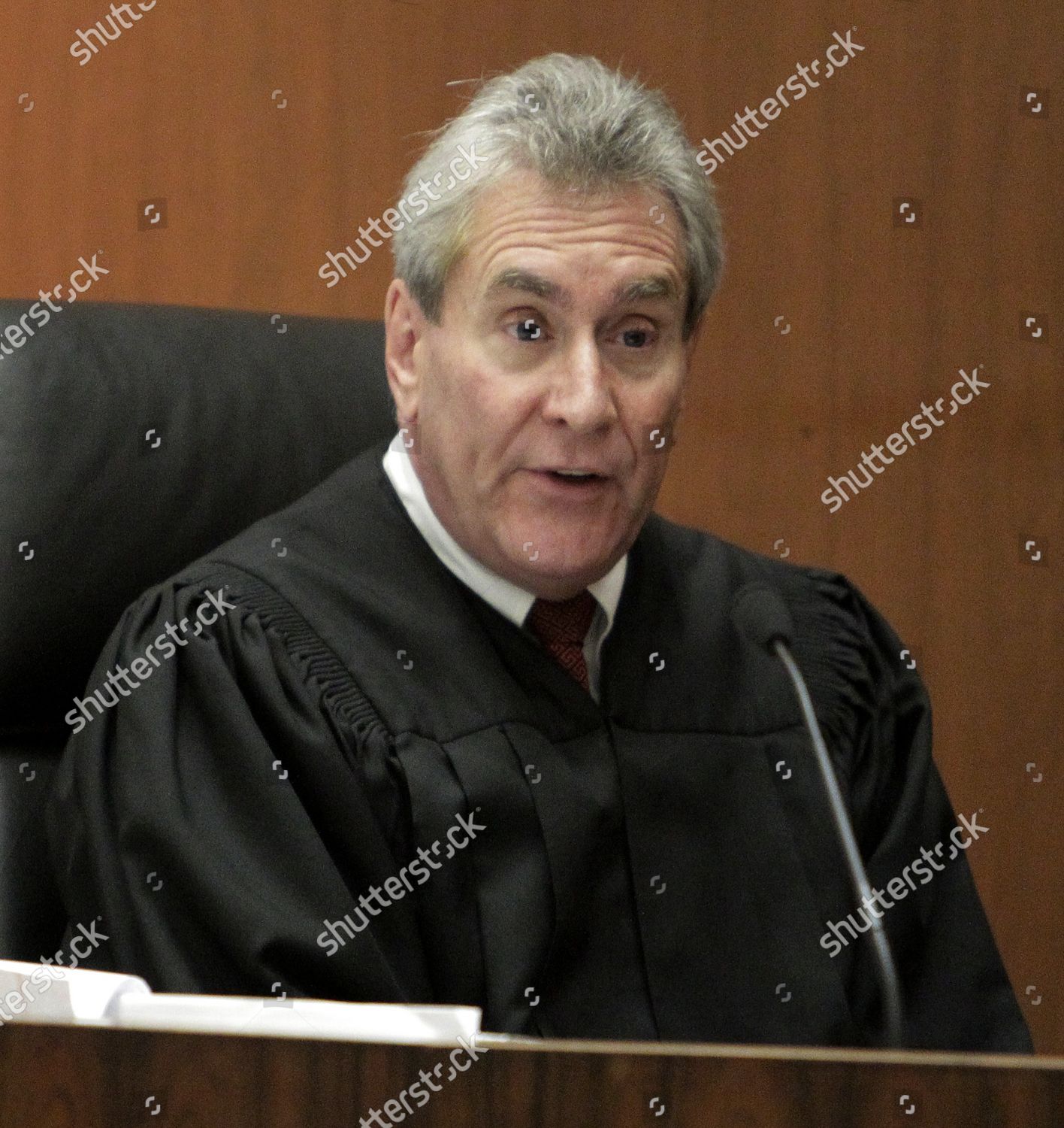 Judge Michael E Pastor Speaks During Editorial Stock Photo - Stock ...