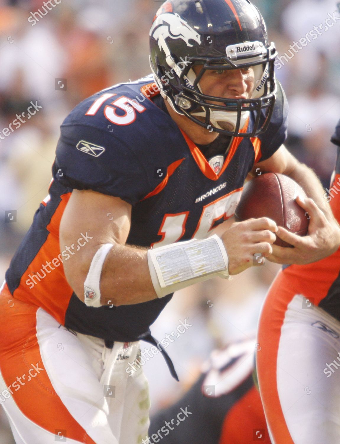 Denver Broncos Quarterback Tim Tebow 15 Editorial Stock Photo - Stock ...