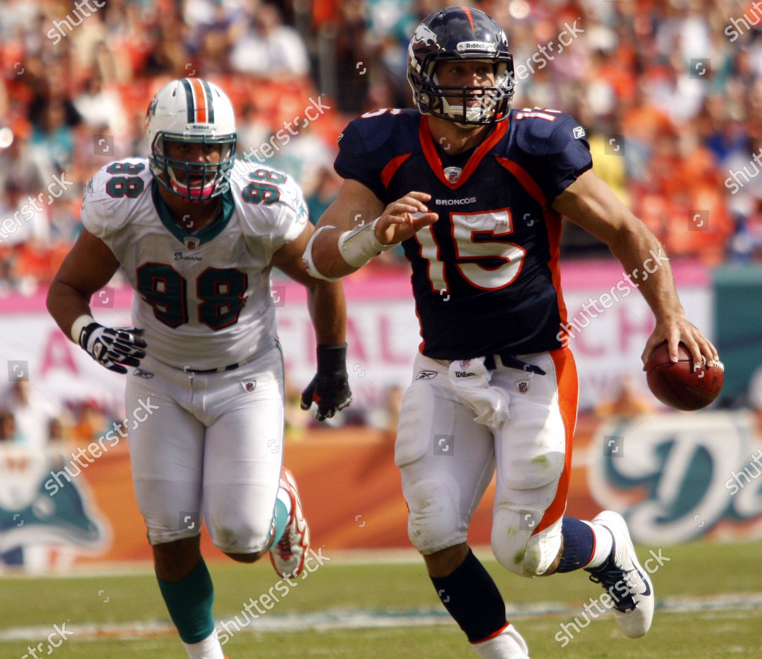 Denver Broncos Quarterback Tim Tebow 15 Editorial Stock Photo - Stock ...