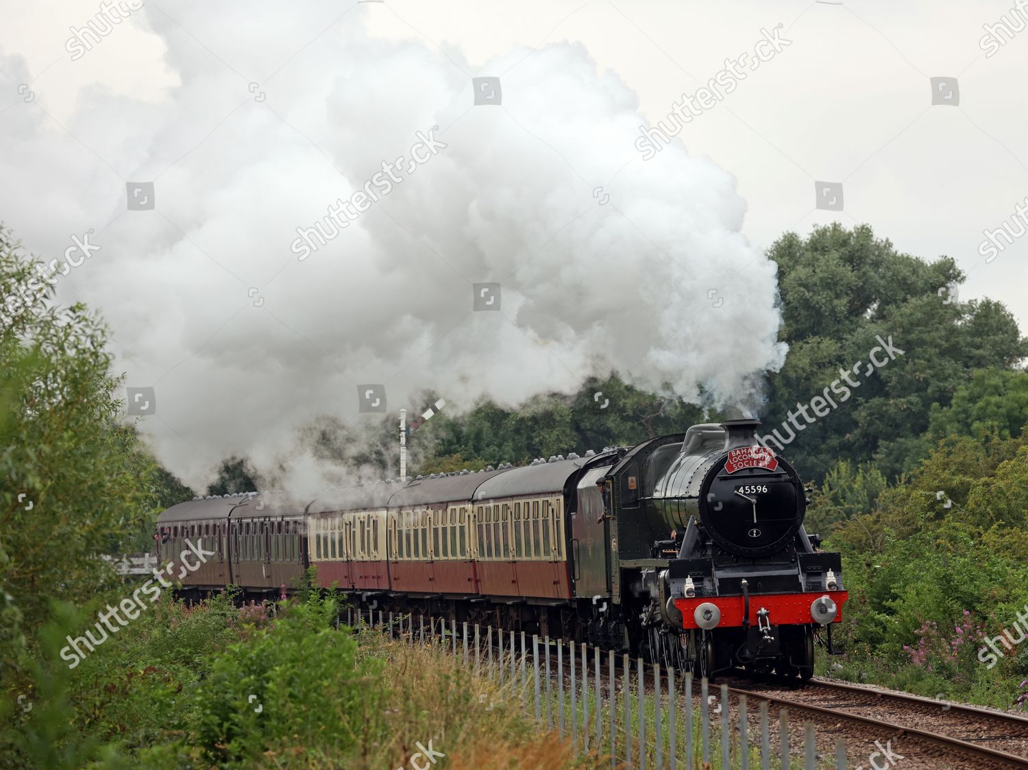45596 Bahamas Steam Locomotive On Heritage Editorial Stock Photo ...