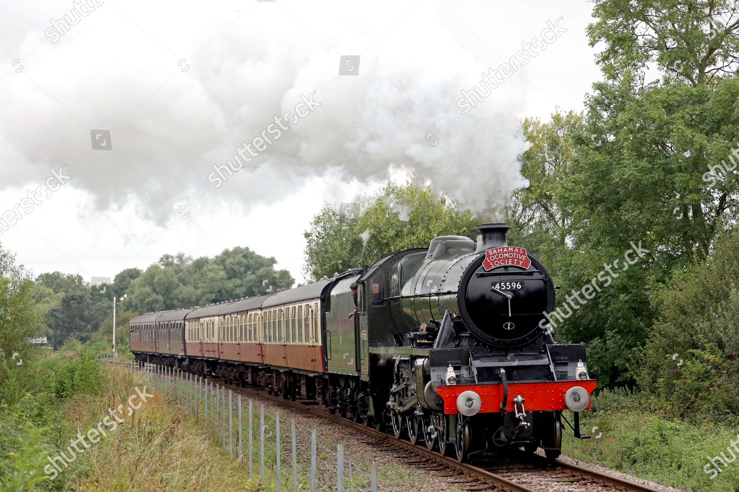 45596 Bahamas Steam Locomotive On Heritage Editorial Stock Photo ...