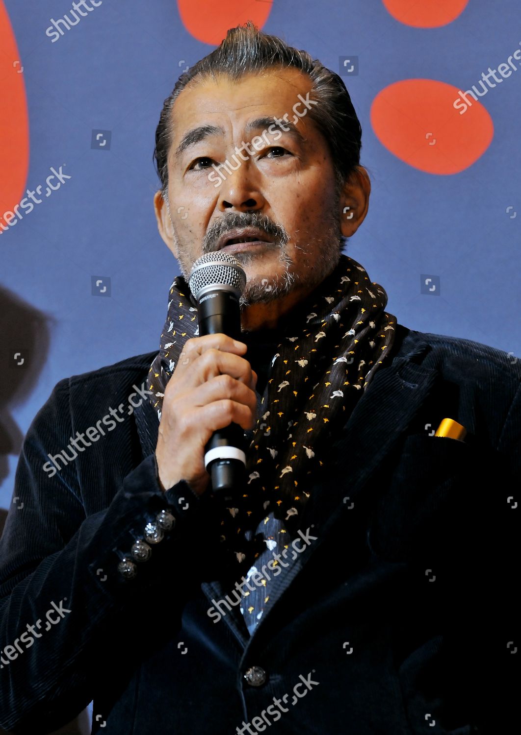 Japanese Actor Tatsuya Fuji Attends Stage Editorial Stock Photo - Stock ...