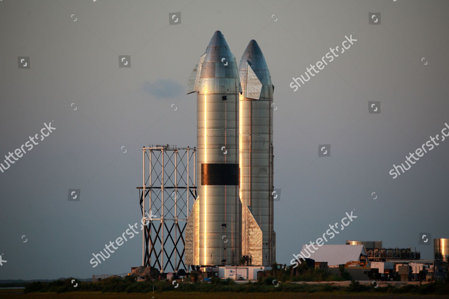 After Fully Stacking Starship Super Heavy Editorial Stock Photo - Stock ...
