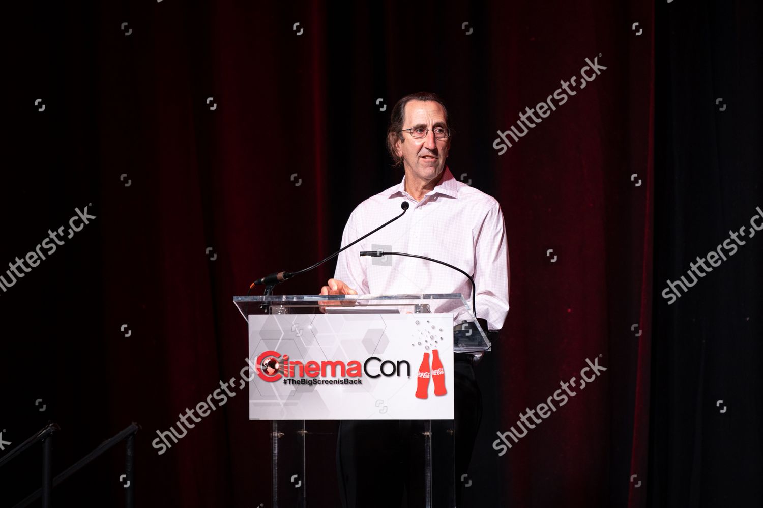 John Fithian President Ceo Cinemacon Speaking Editorial Stock Photo ...
