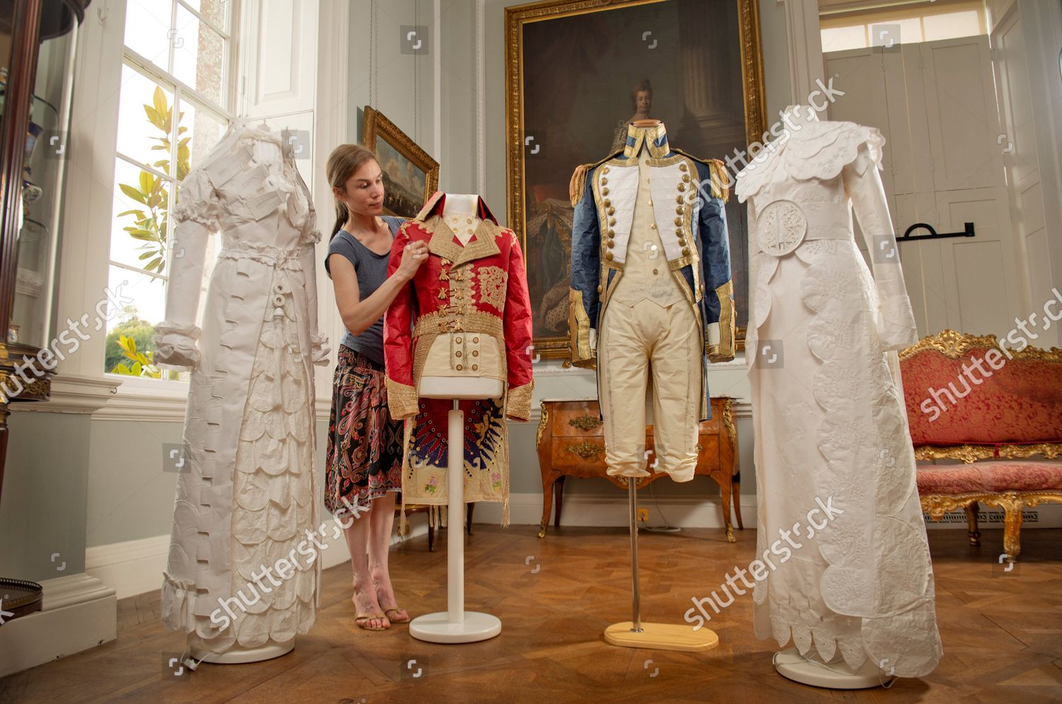 Artist Stephanie Smart Incredible Paper Outfits Editorial Stock Photo ...