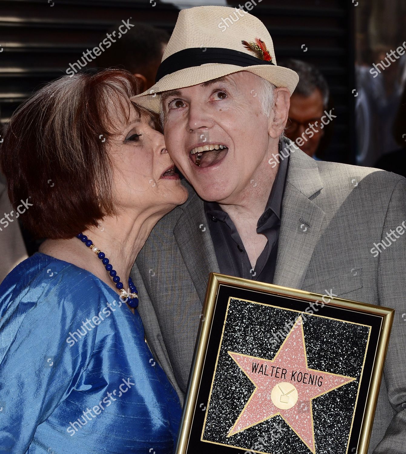 Actor Walter Koenig Holds Replica Plaque Editorial Stock Photo - Stock ...