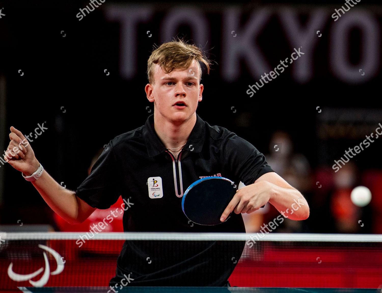 Belgian Table Tennis Player Laurens Devos Editorial Stock Photo - Stock ...