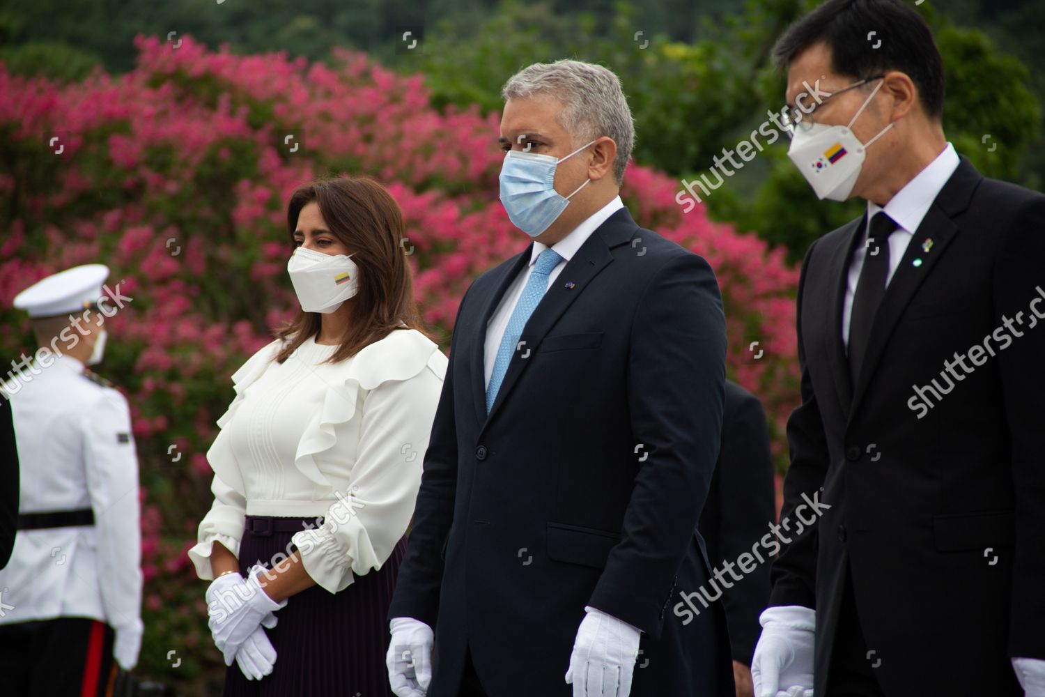 Colombian President Ivan Duque 2r His Editorial Stock Photo - Stock ...
