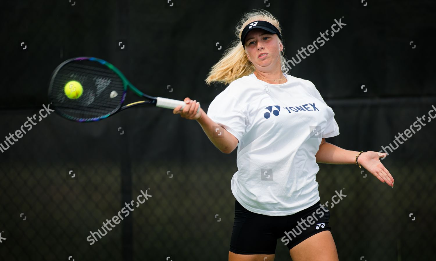 Clara Tauson Denmark During Practice 2021 Editorial Stock Photo - Stock ...