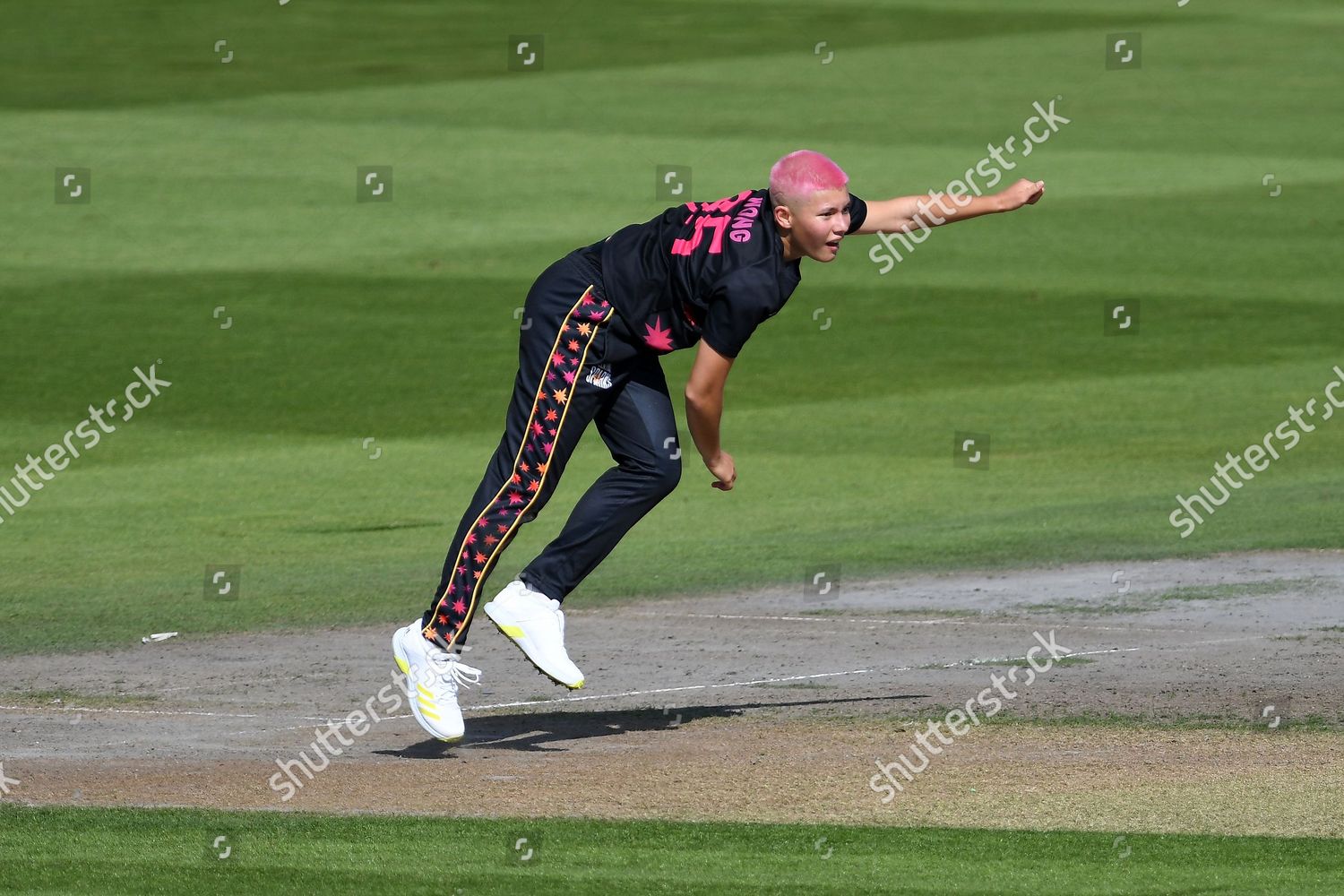 Issy Wong Central Sparks Bowling During Editorial Stock Photo - Stock ...