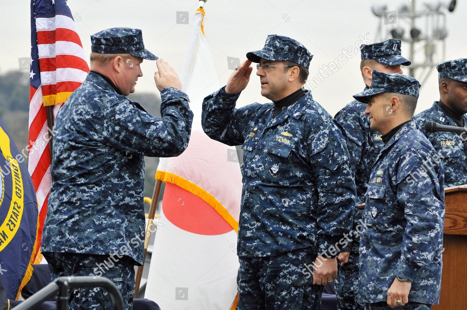 Lrrear Admiral Mark C Montgomery Commander Editorial Stock Photo ...