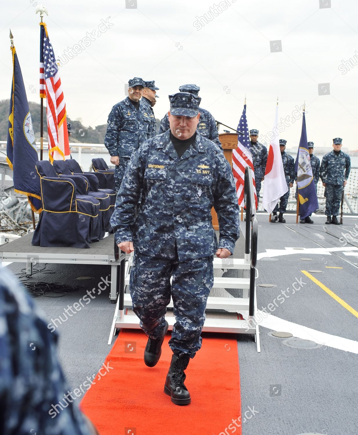 Rear Admiral Mark C Montgomery Commander Editorial Stock Photo - Stock ...