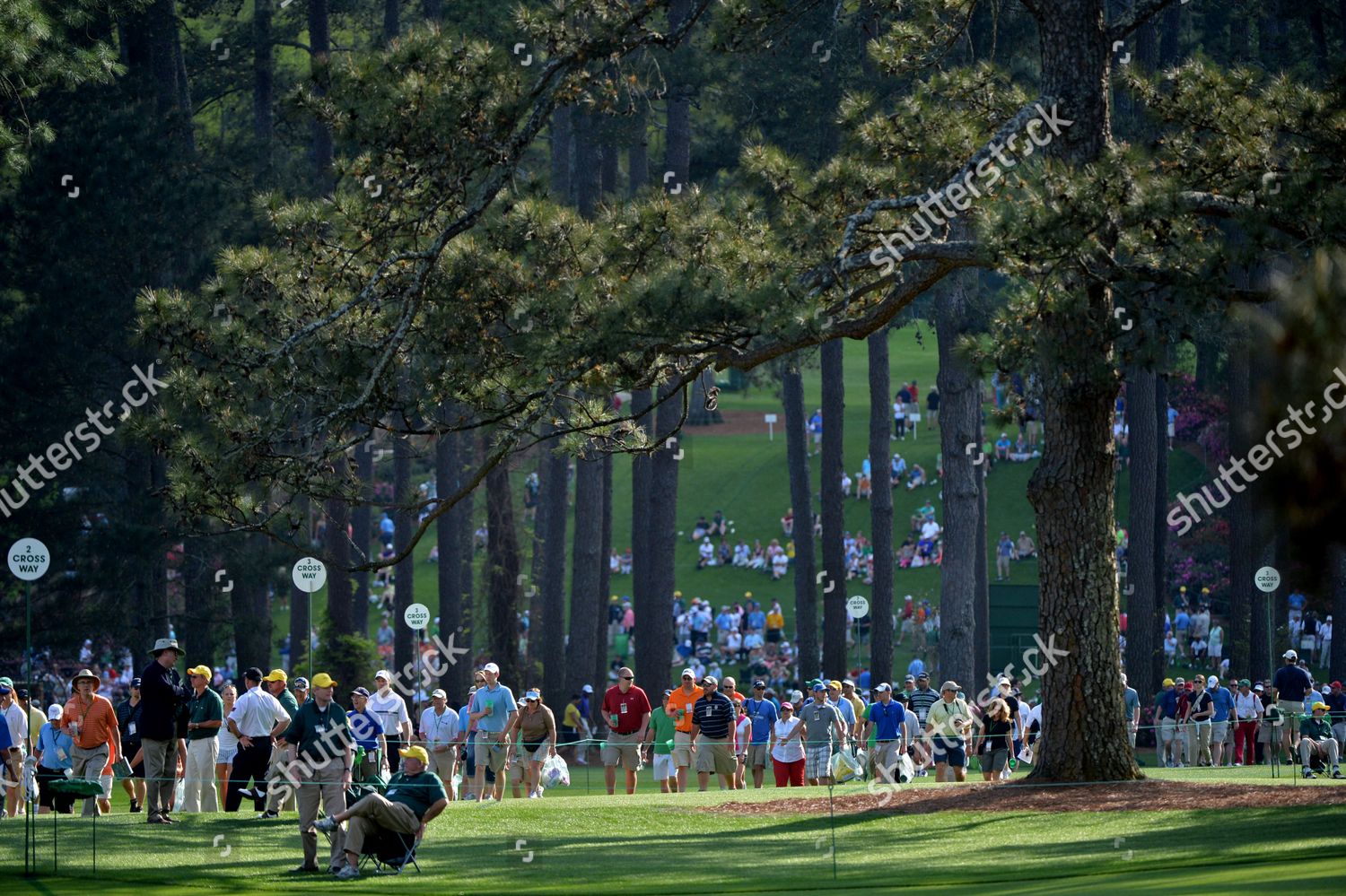 Golf Patrons Leave Course After First Editorial Stock Photo - Stock ...