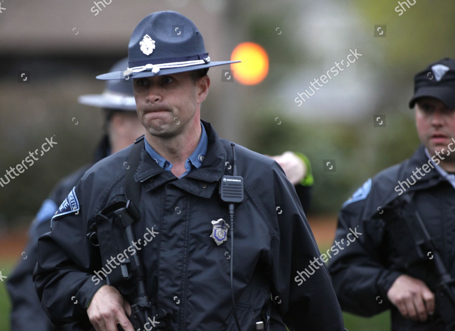 Police Surround House Boat Where Suspect Editorial Stock Photo - Stock ...