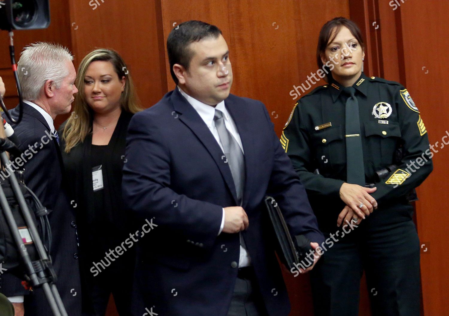 GEORGE ZIMMERMAN HIS WIFE SHELLIE ENTER Editorial Stock Photo - Stock ...