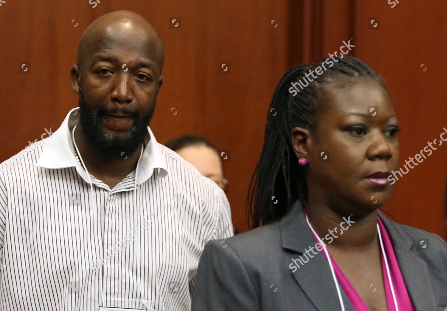 Trayvon Martins Parents Tracy Martin Sybrina Editorial Stock Photo ...