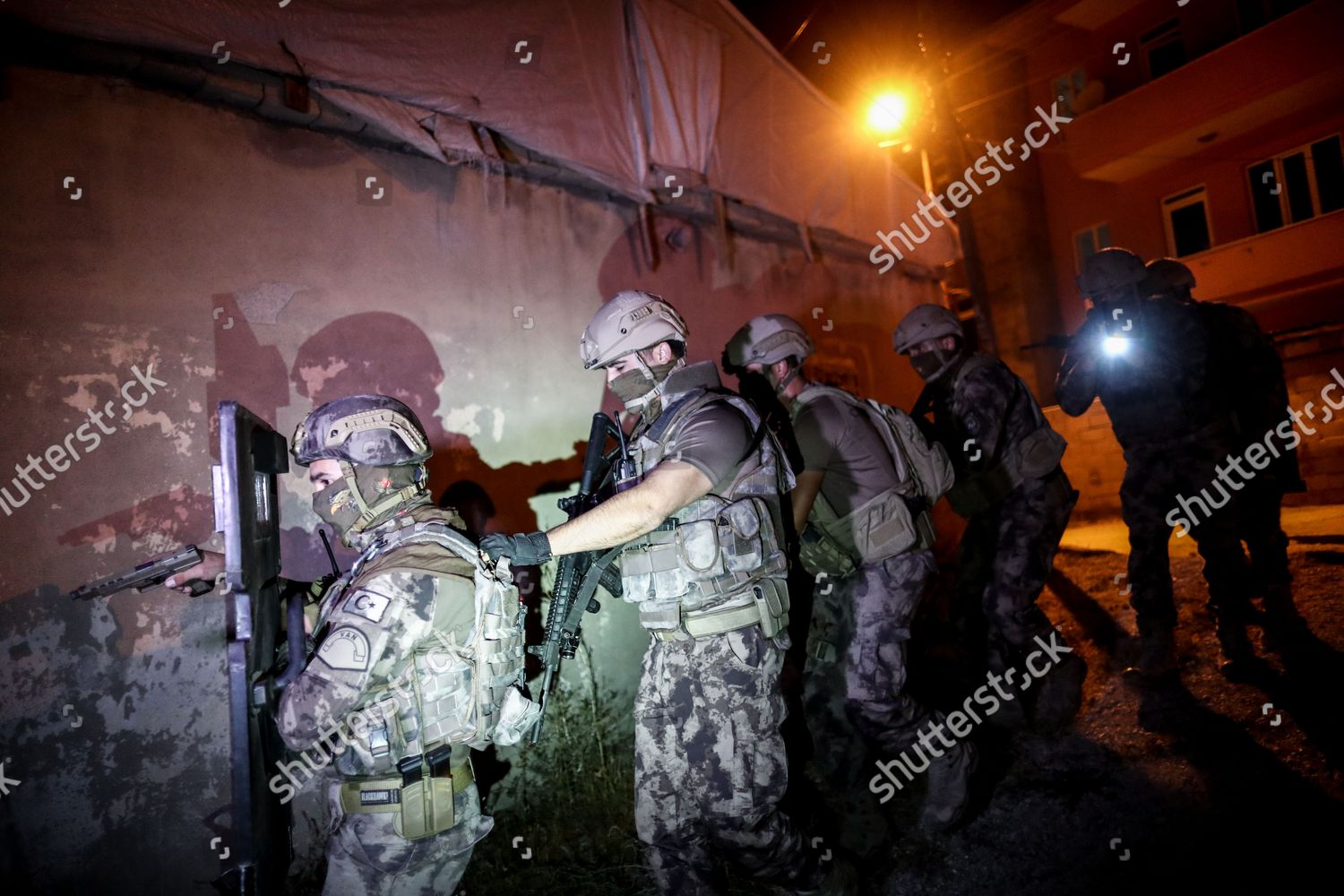 Turkish Swat Members Starting Operation Stop Editorial Stock Photo ...