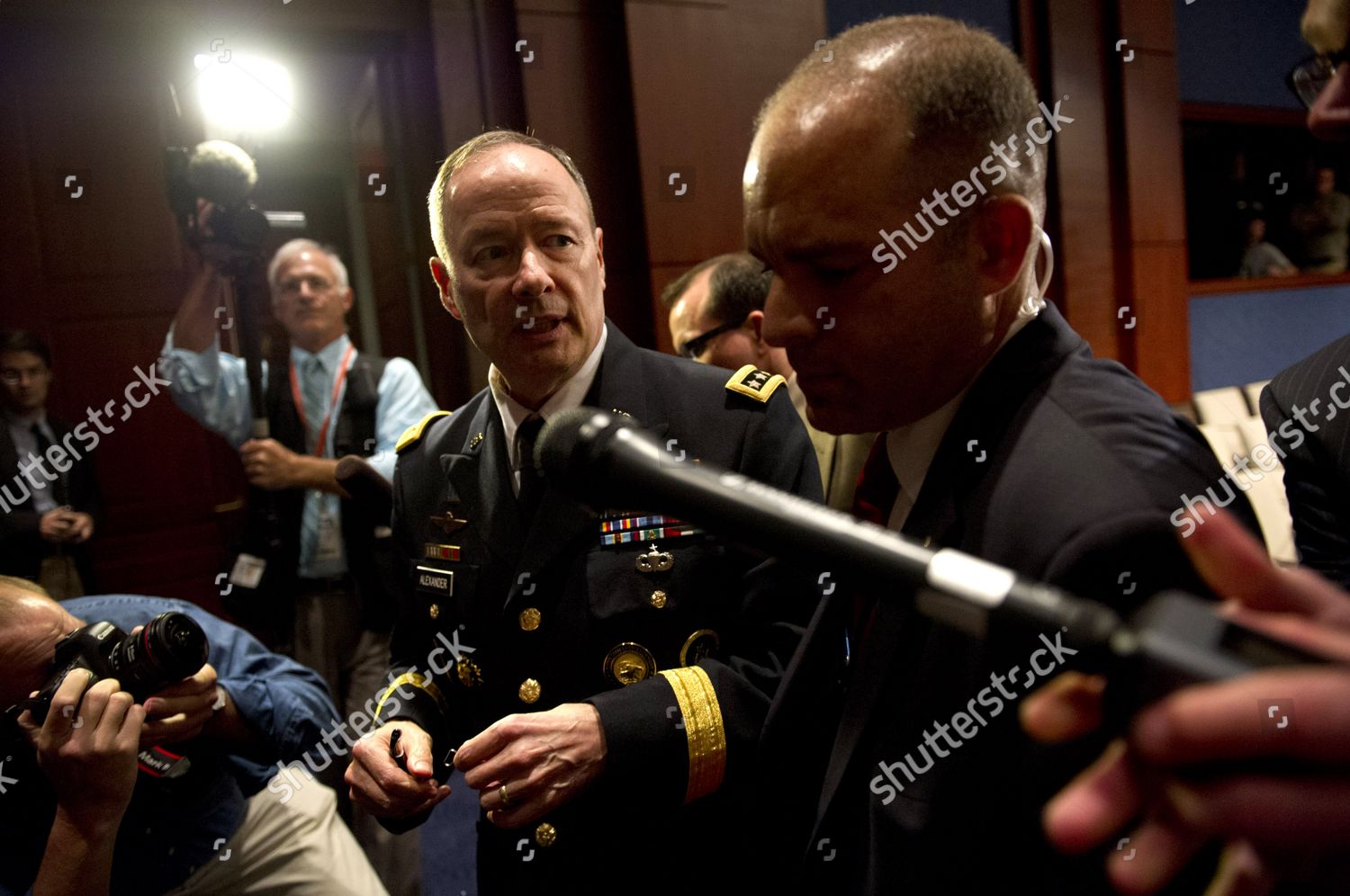 Army Gen Keith Alexander Director National Editorial Stock Photo ...