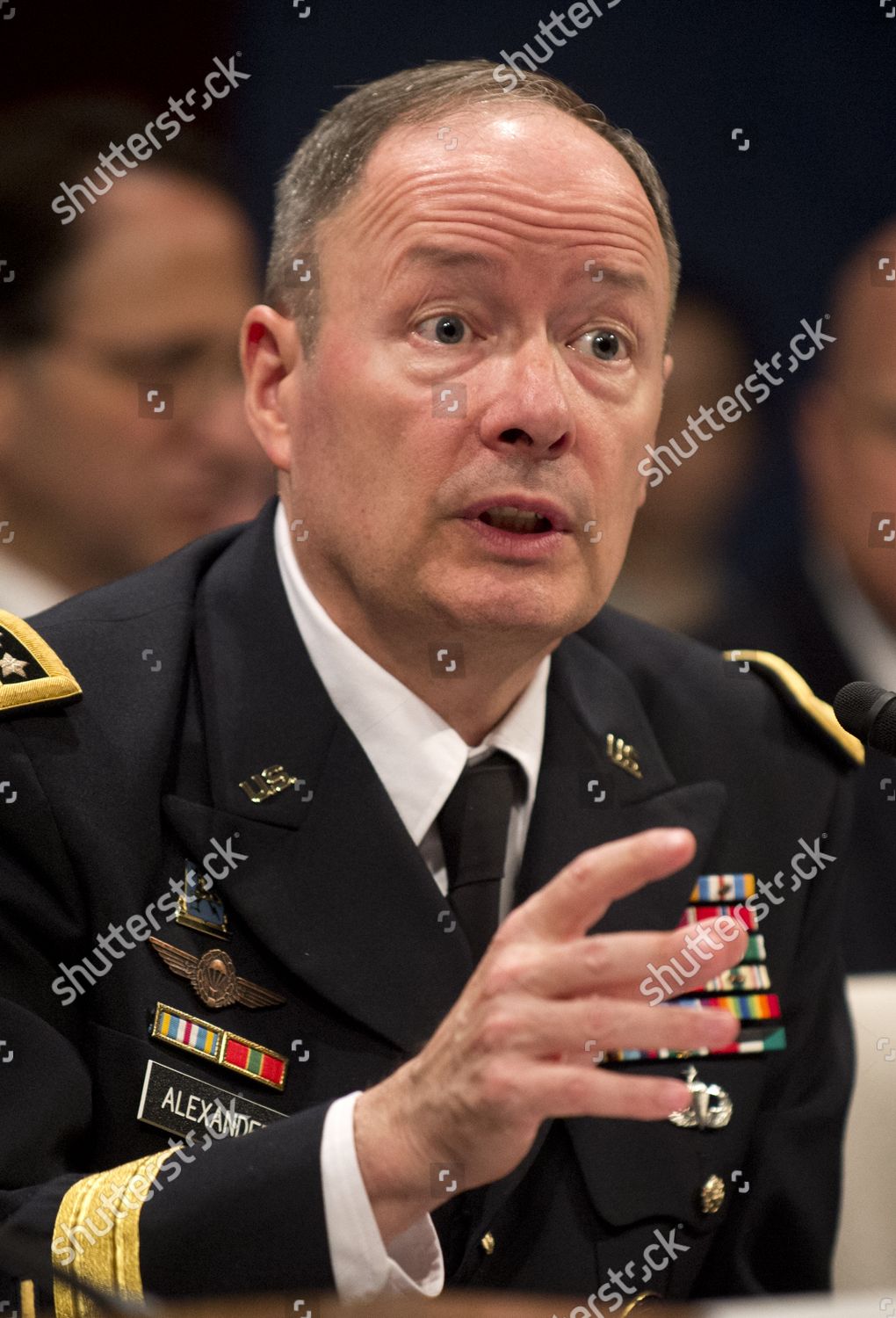 Army Gen Keith Alexander Director National Editorial Stock Photo ...