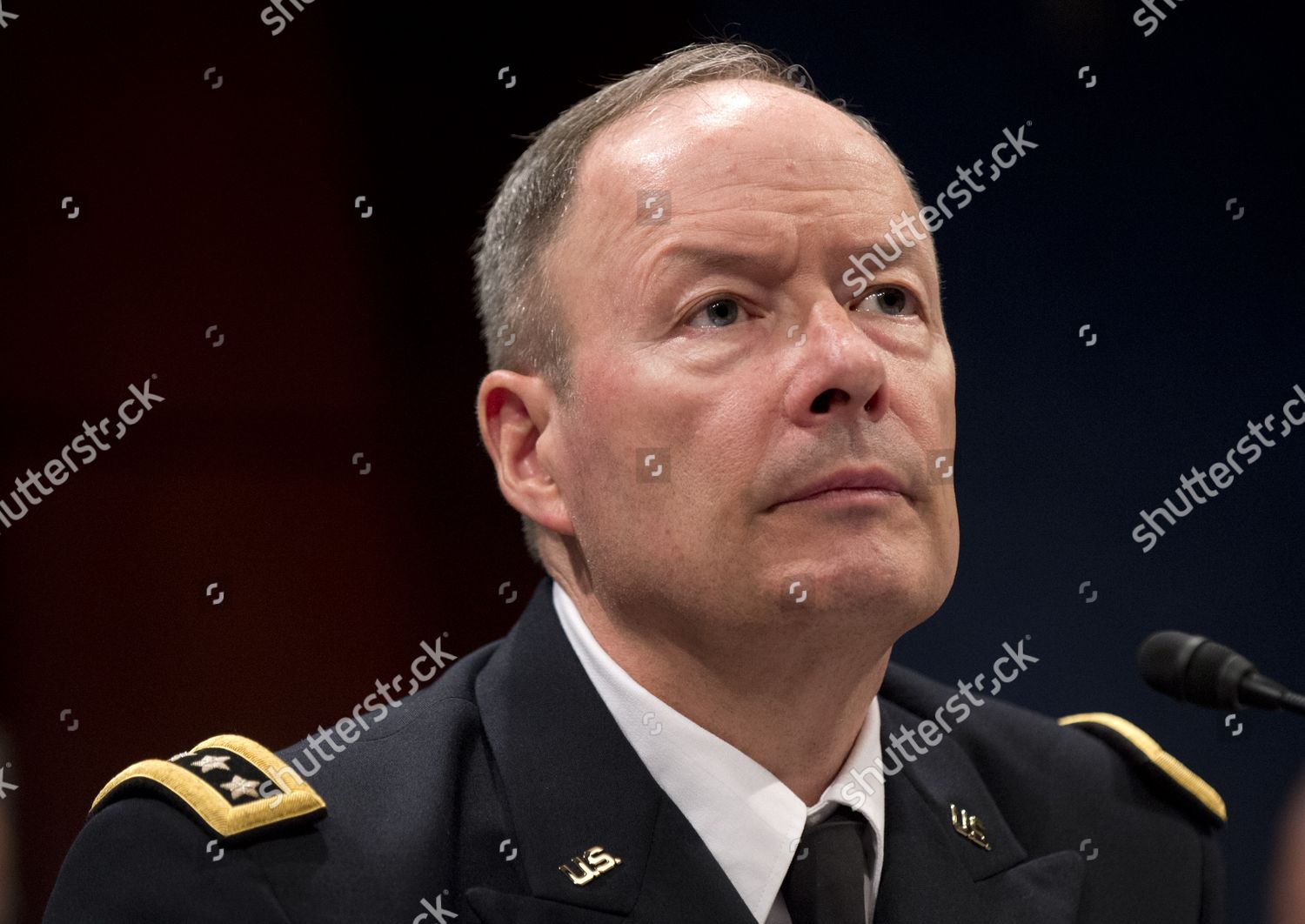 Army Gen Keith Alexander Director National Editorial Stock Photo ...