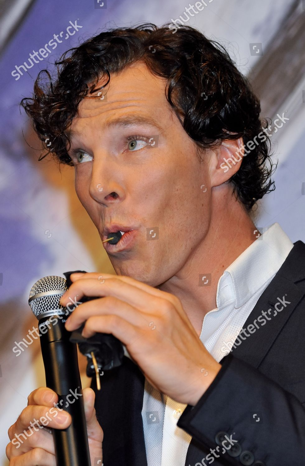 Actor Benedict Cumberbatch Attends Stage Greeting Editorial Stock Photo ...