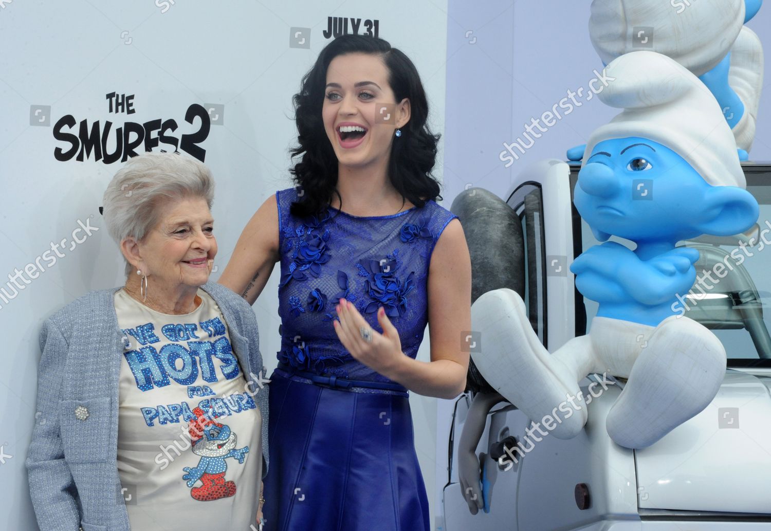 Singer Actress Katy Perry Voice Smurfette Editorial Stock Photo - Stock ...