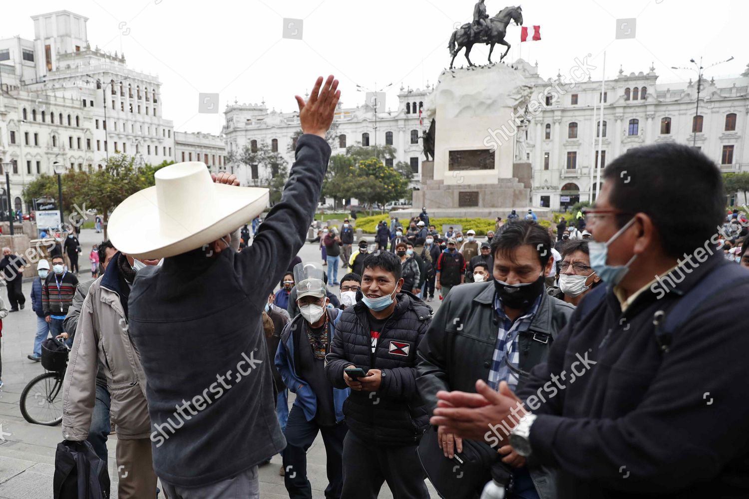 Samuel Carrillo Double President Peru Pedro Editorial Stock Photo ...