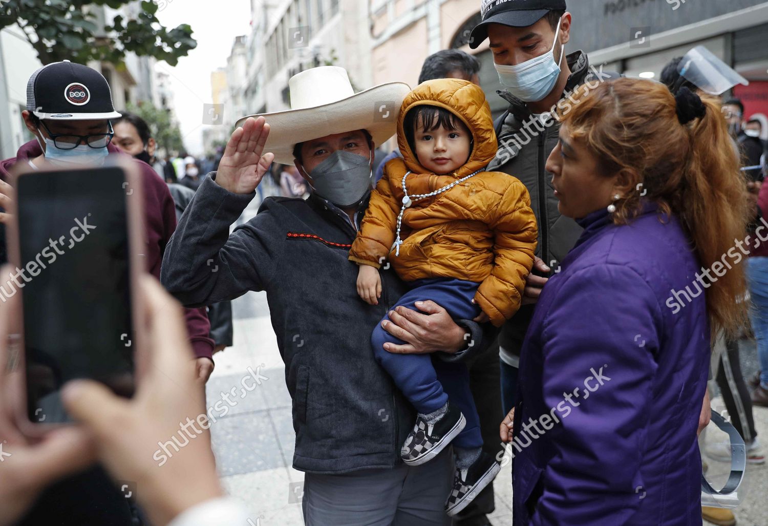 Samuel Carrillo Double President Peru Pedro Editorial Stock Photo ...