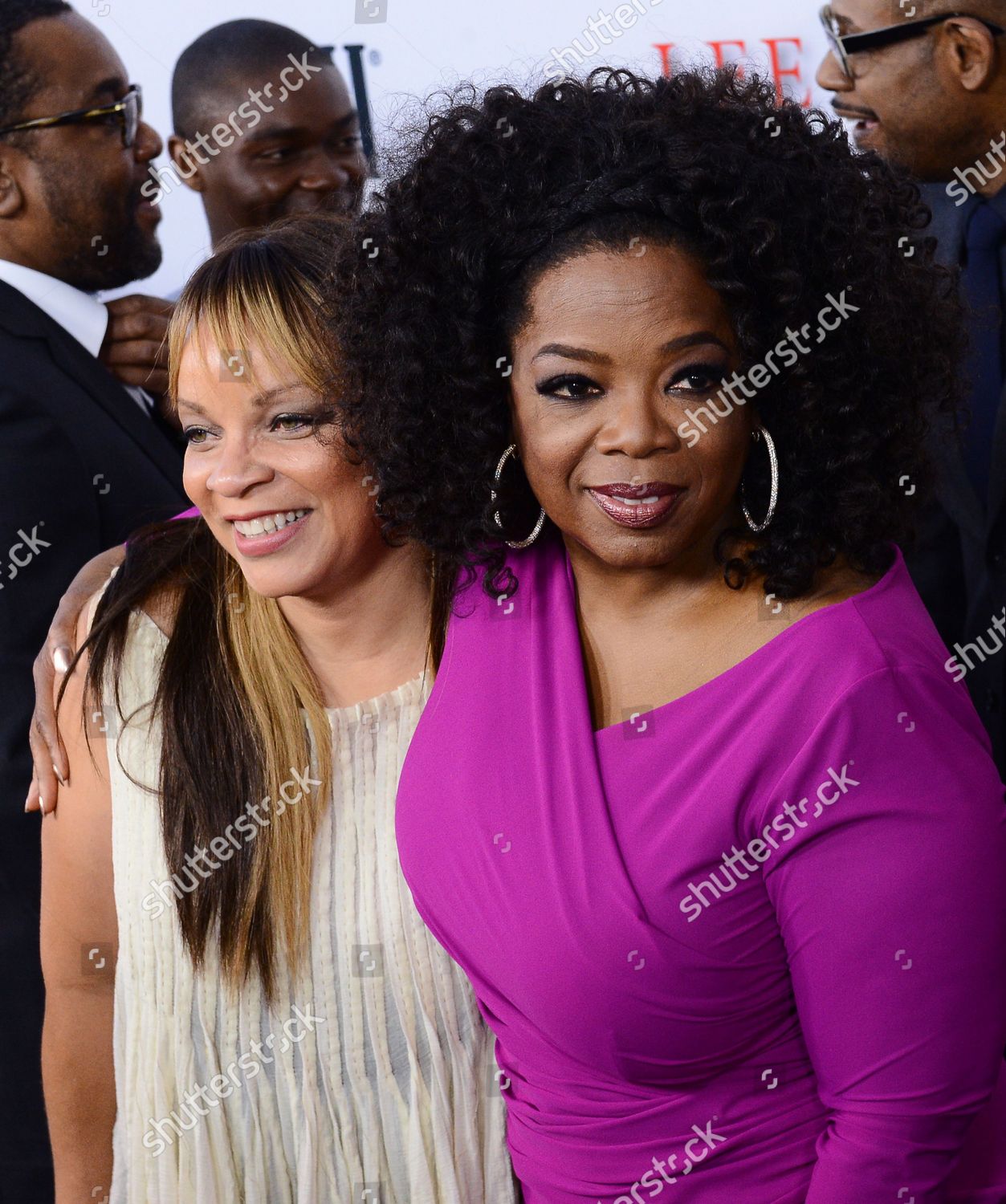 Cast Member Oprah Winfrey R Poses Editorial Stock Photo - Stock Image ...