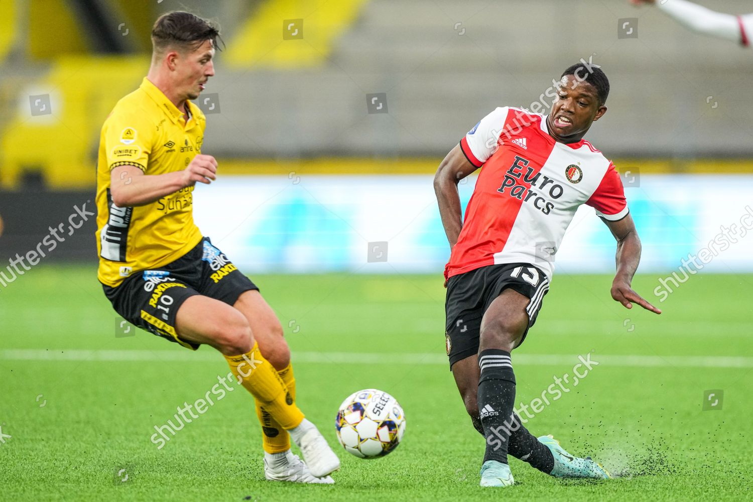 Lr Simon Olsson Elfsborg Tyrell Malacia Editorial Stock Photo - Stock ...