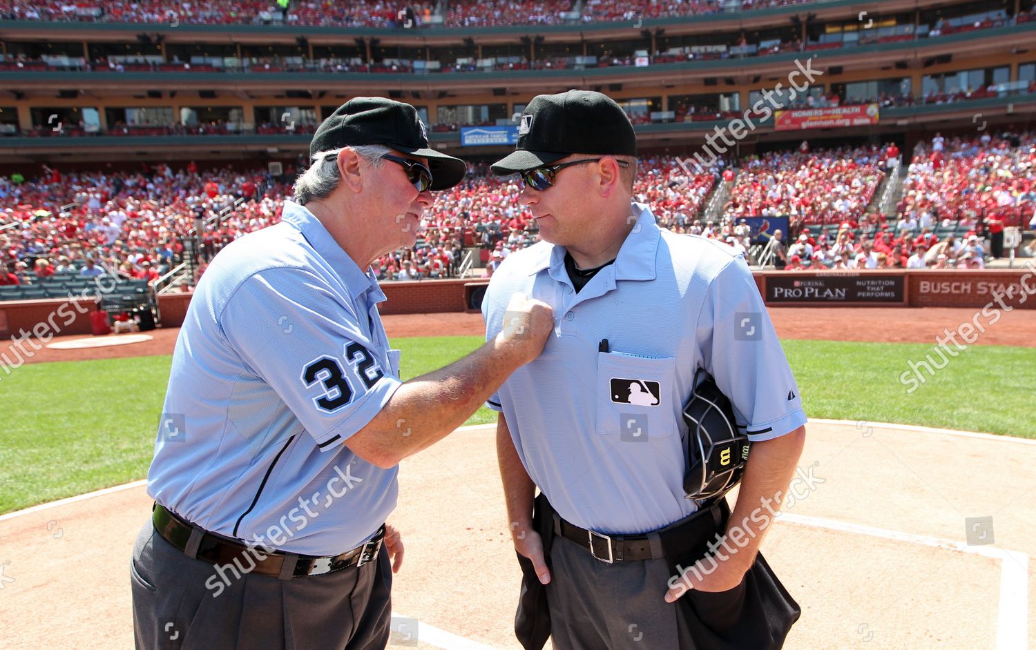 Veteran Umpire Dana Demuth L Gives Editorial Stock Photo - Stock Image ...