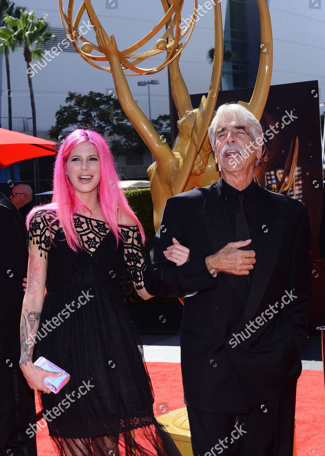 Emmy Nominee Sam Elliott His Daughter Editorial Stock Photo - Stock ...