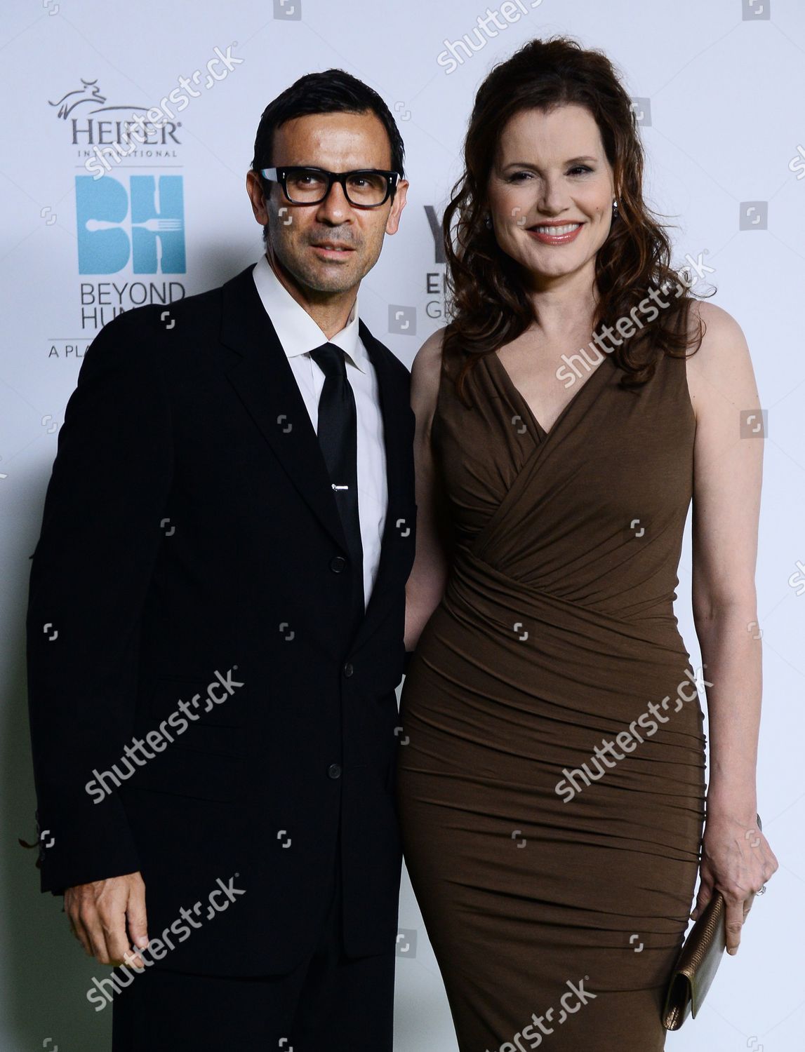Actress Geena Davis Her Husband Dr Editorial Stock Photo - Stock Image ...
