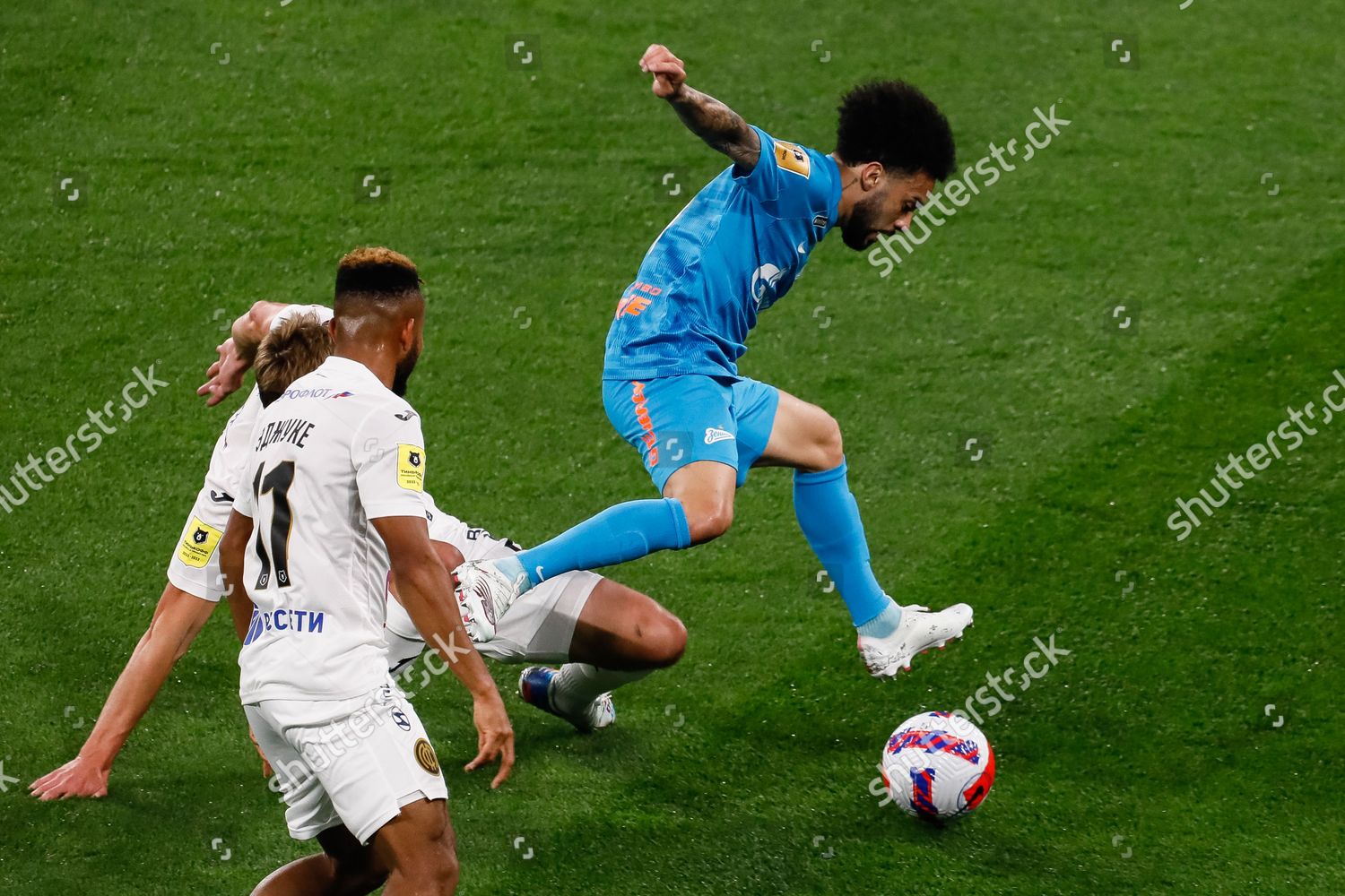 Claudinho R Zenit Action During Russian Editorial Stock Photo - Stock ...