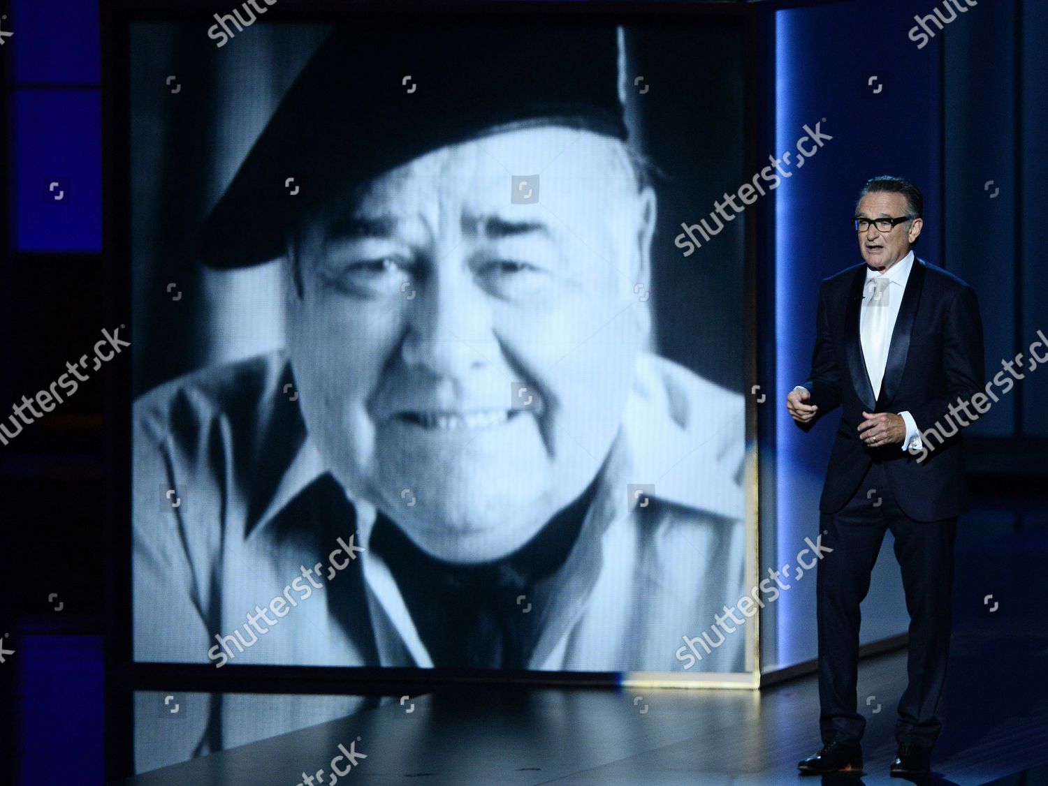 Comedian Actor Robin Williams Delivers Memorial Editorial Stock Photo ...