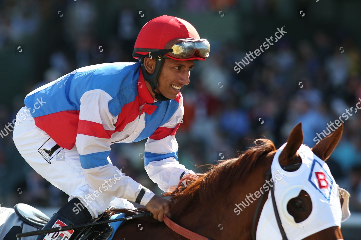 Rajiv Maragh Smiles While Riding Groupie Editorial Stock Photo - Stock ...