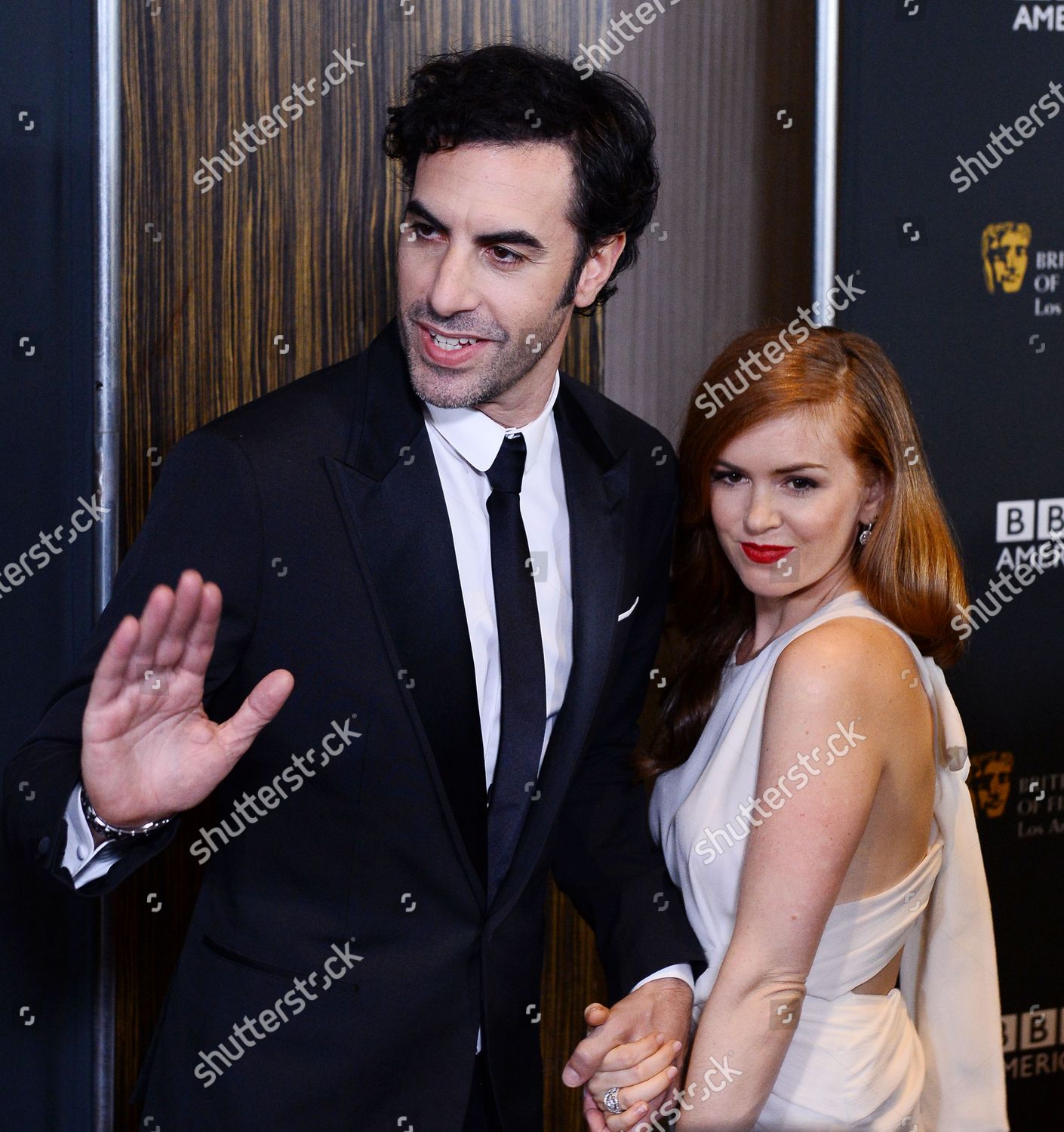 Actor Sacha Baron Cohen His Wife Editorial Stock Photo - Stock Image ...