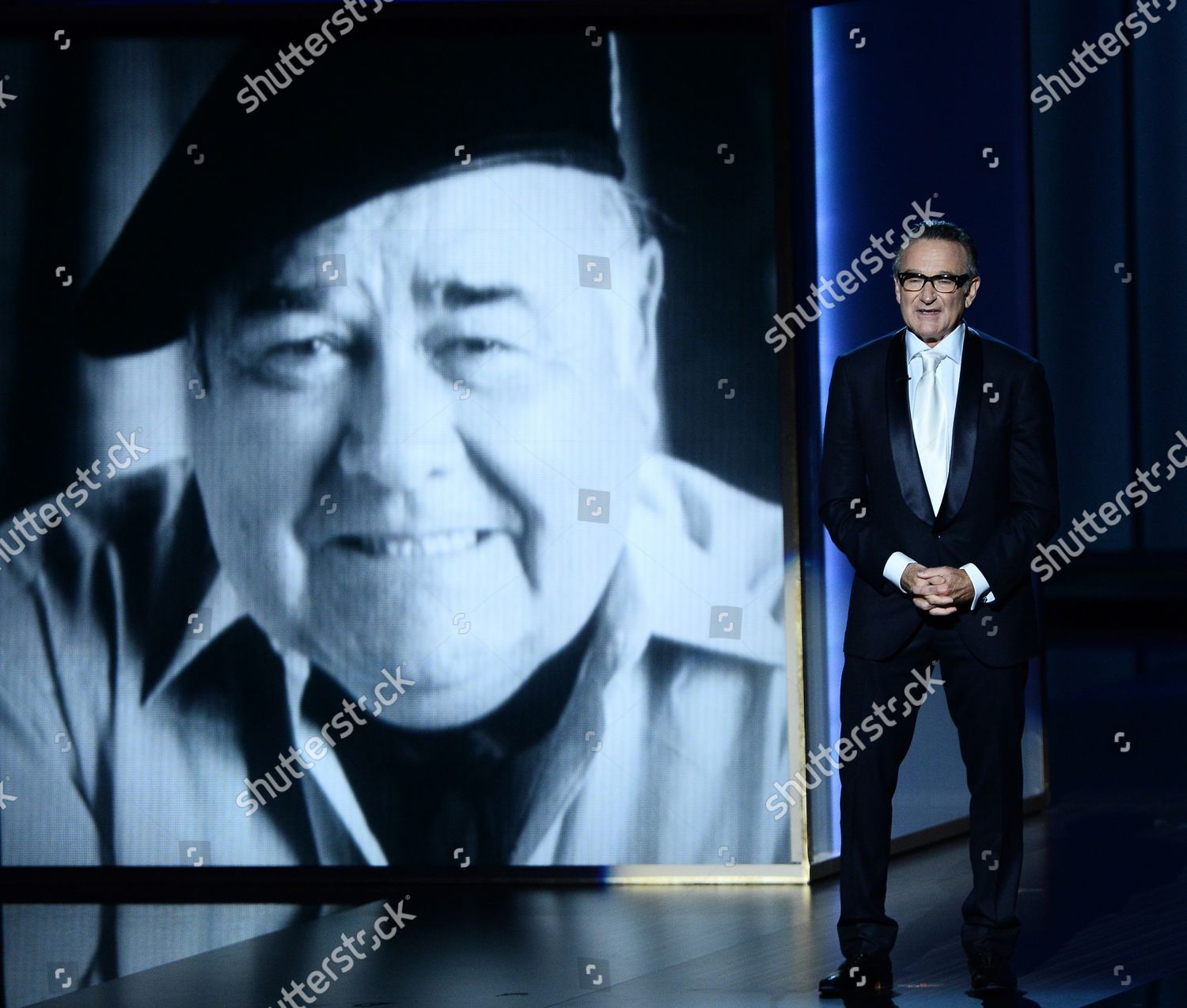 Comedian Actor Robin Williams Delivers Memorial Editorial Stock Photo ...