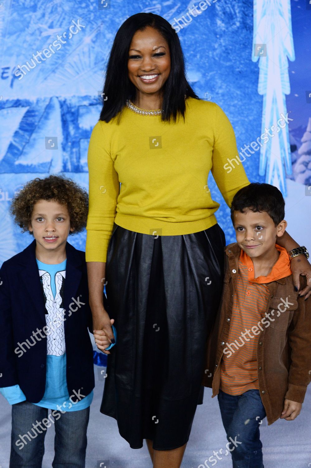 Actress Garcelle Beauvais Her Twin Sons Editorial Stock Photo - Stock ...