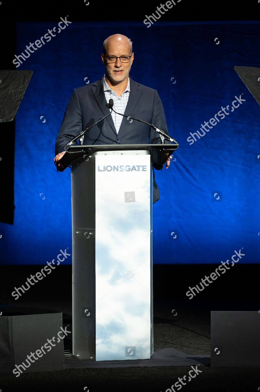 John Fithian Speaks Lionsgate Exclusive Presentation Editorial Stock ...