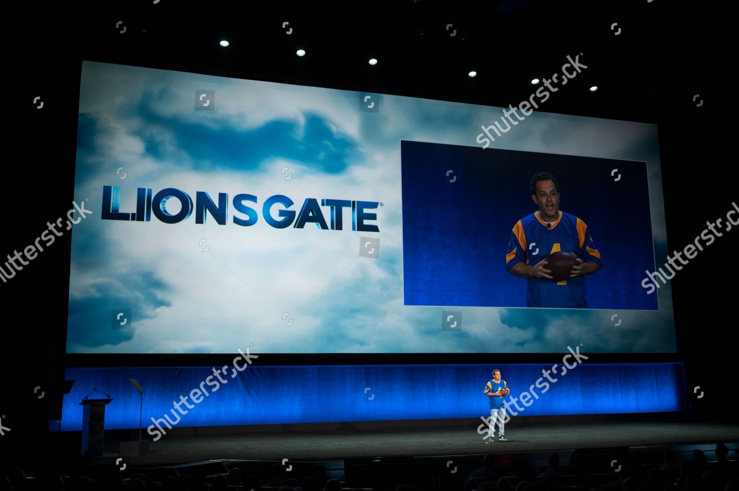 David Spitz Speaks Lionsgate Exclusive Presentation Editorial Stock ...