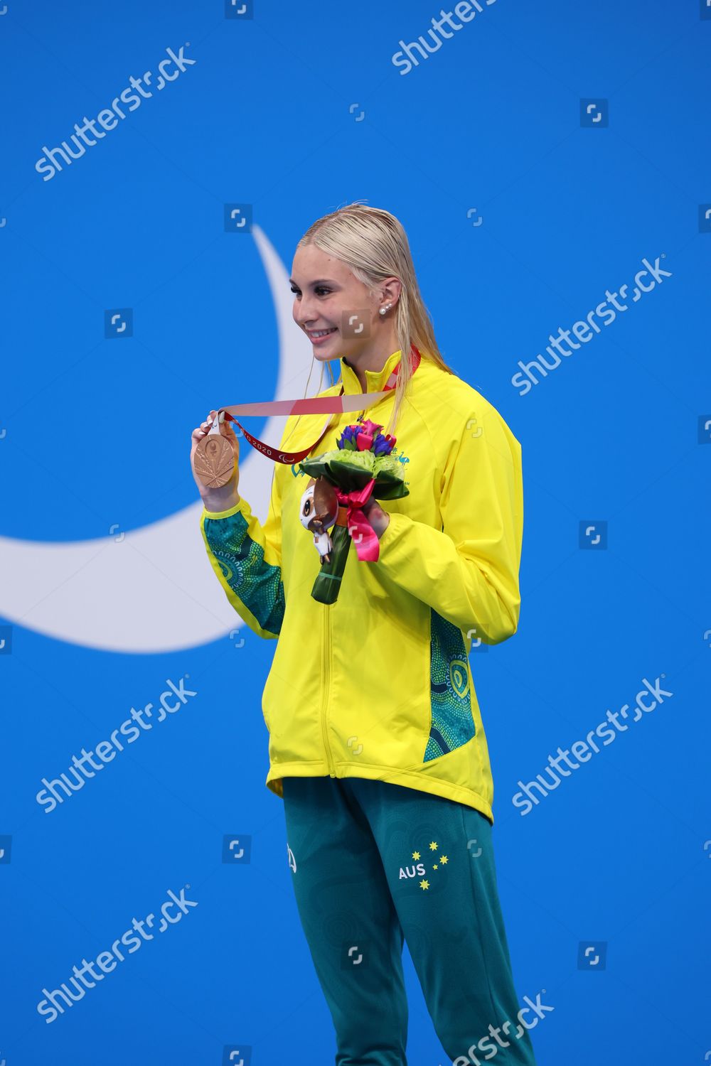 Bronzer Medalist Stephens Keira Aus Celebrates Editorial Stock Photo ...