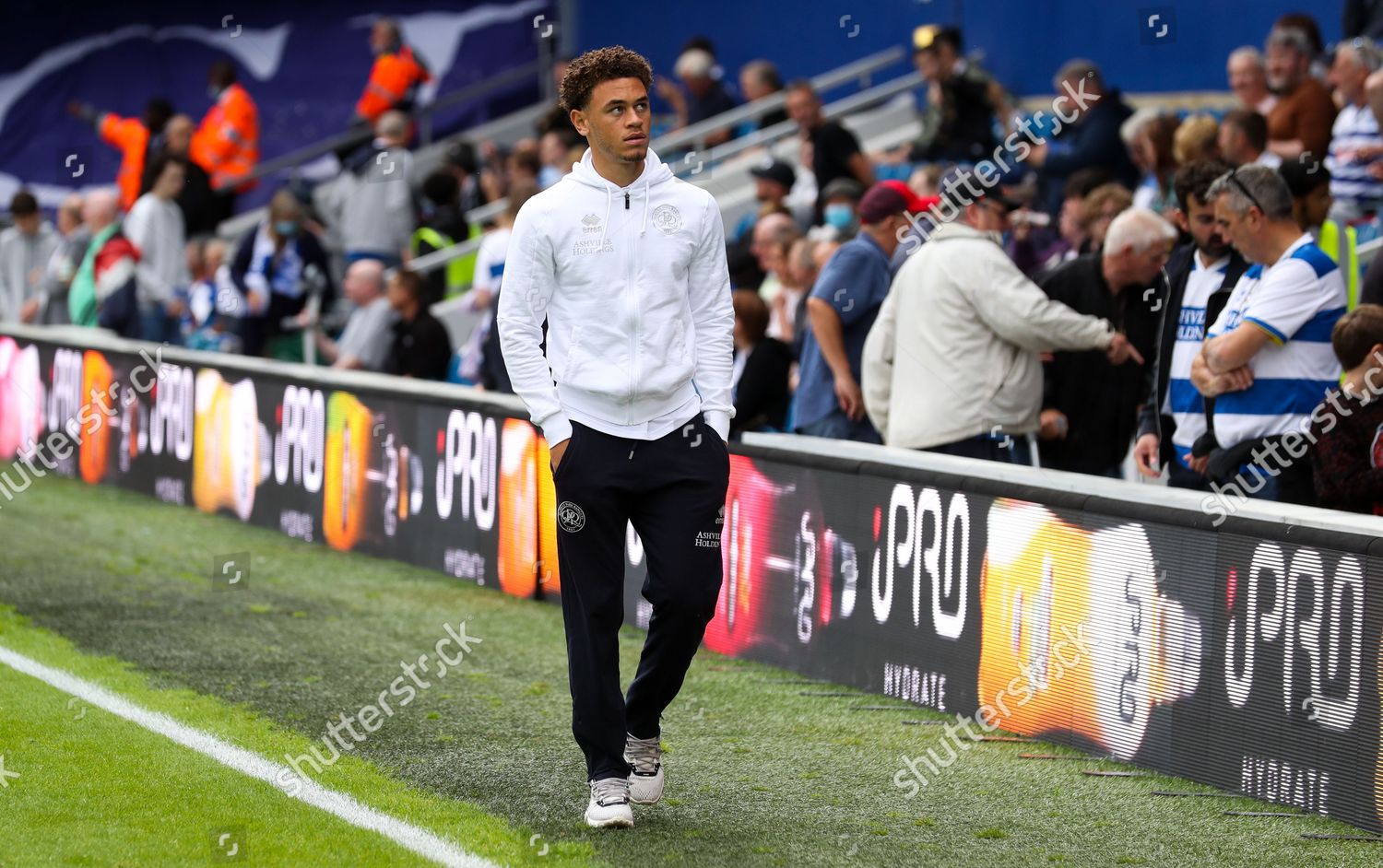 LUKE AMOS QPR PITCH SIDE HE Editorial Stock Photo - Stock Image ...