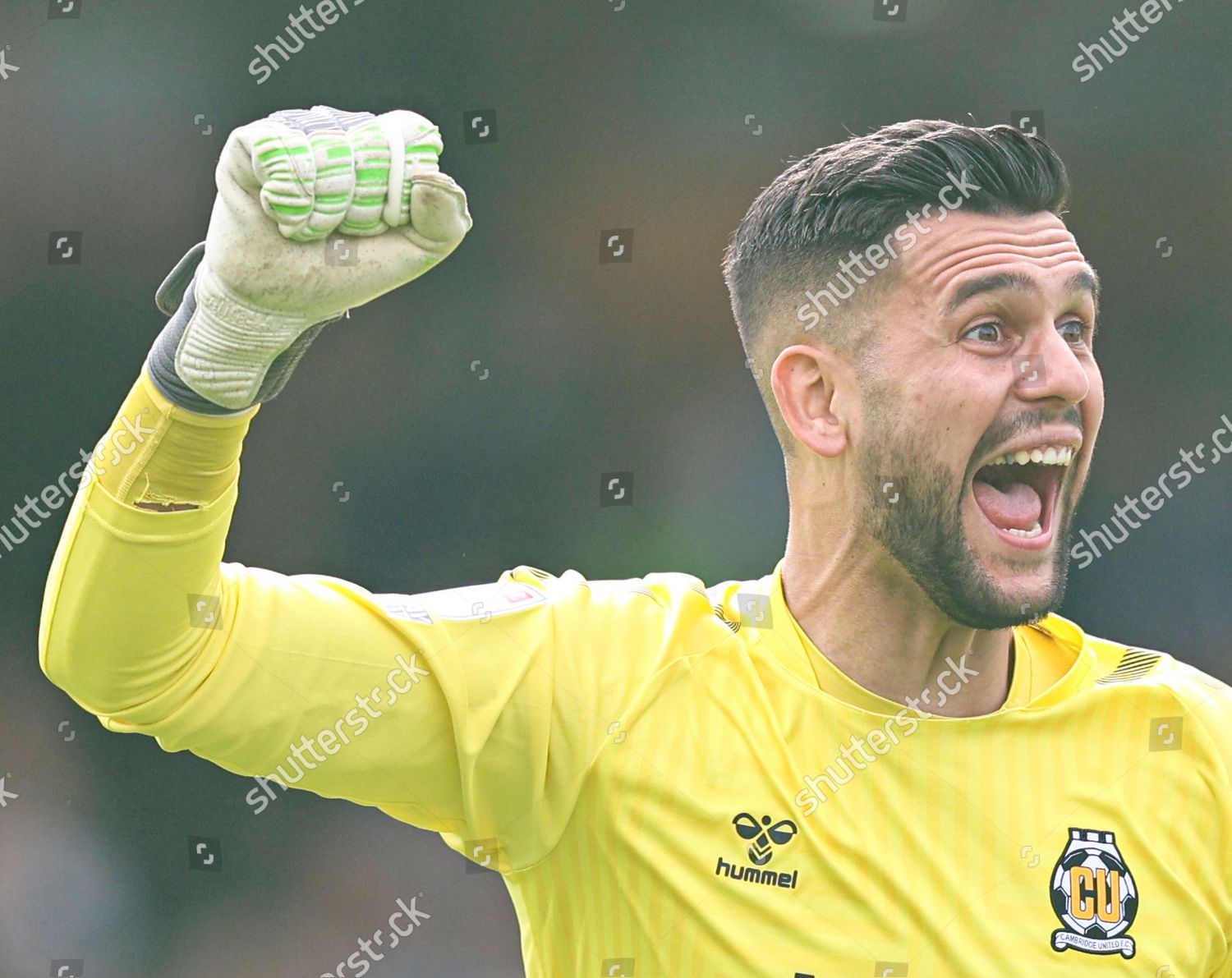 Cambridge United Goalkeeper Dimitar Mitov Editorial Stock Photo - Stock ...