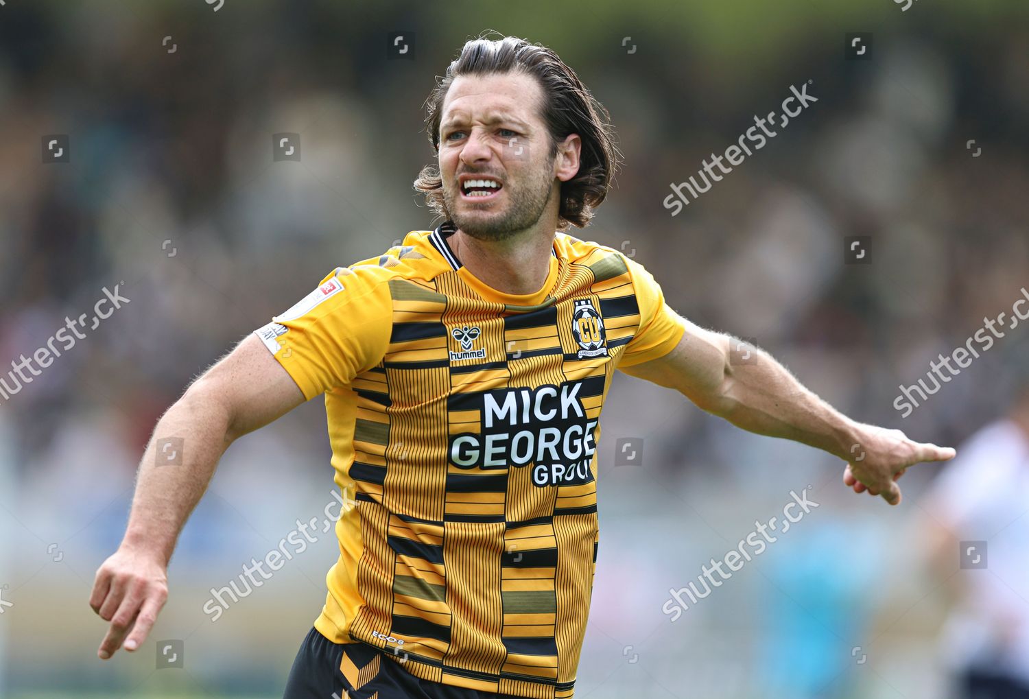 Wesley Hoolahan Cambridge United Editorial Stock Photo - Stock Image ...