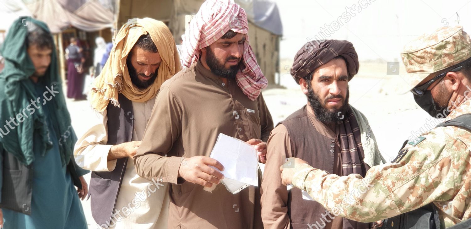 Pakistani Soldiers Check Documents People Before Editorial Stock Photo ...