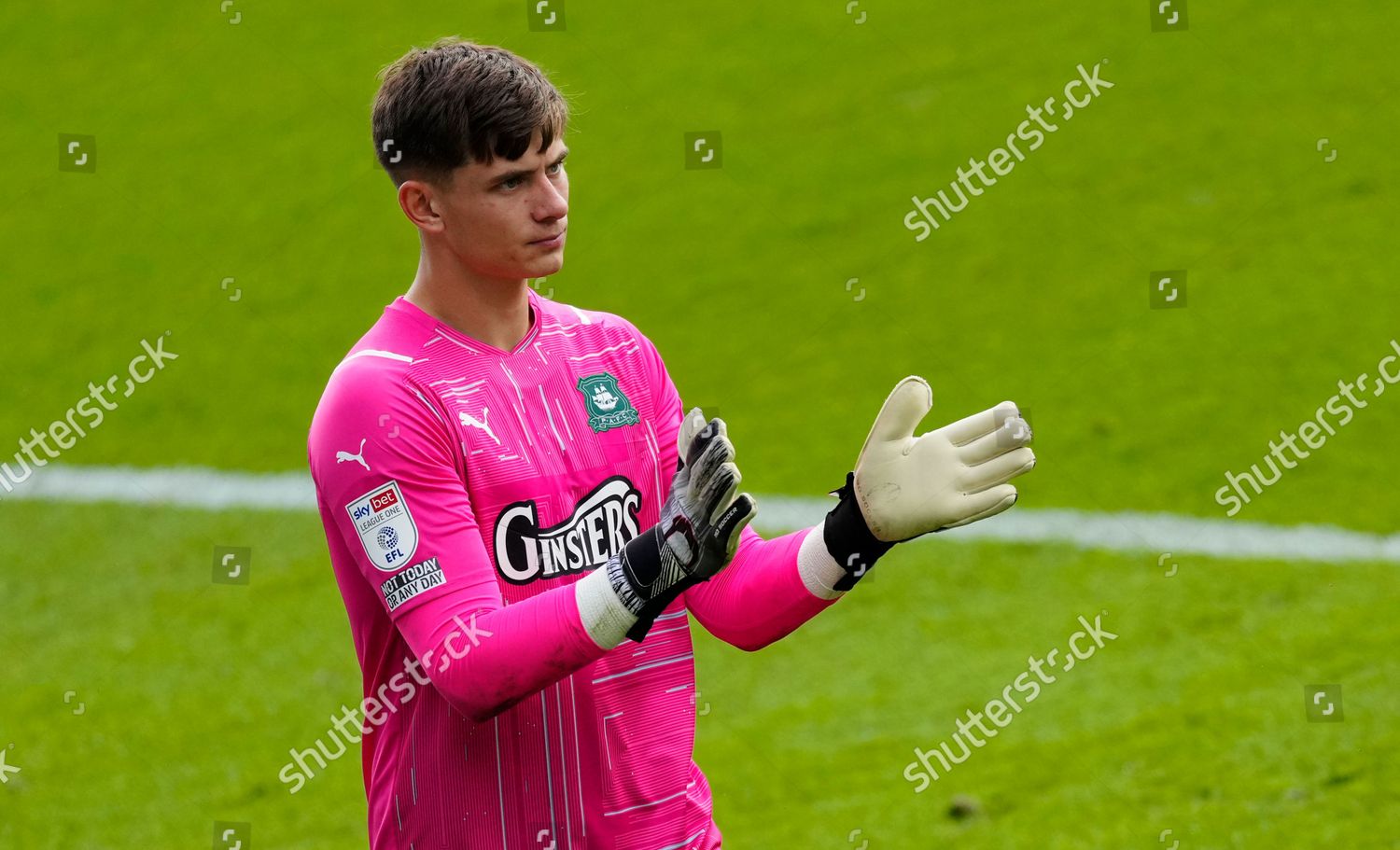 Michael Cooper Goalkeeper Plymouth Argyle Editorial Stock Photo - Stock ...