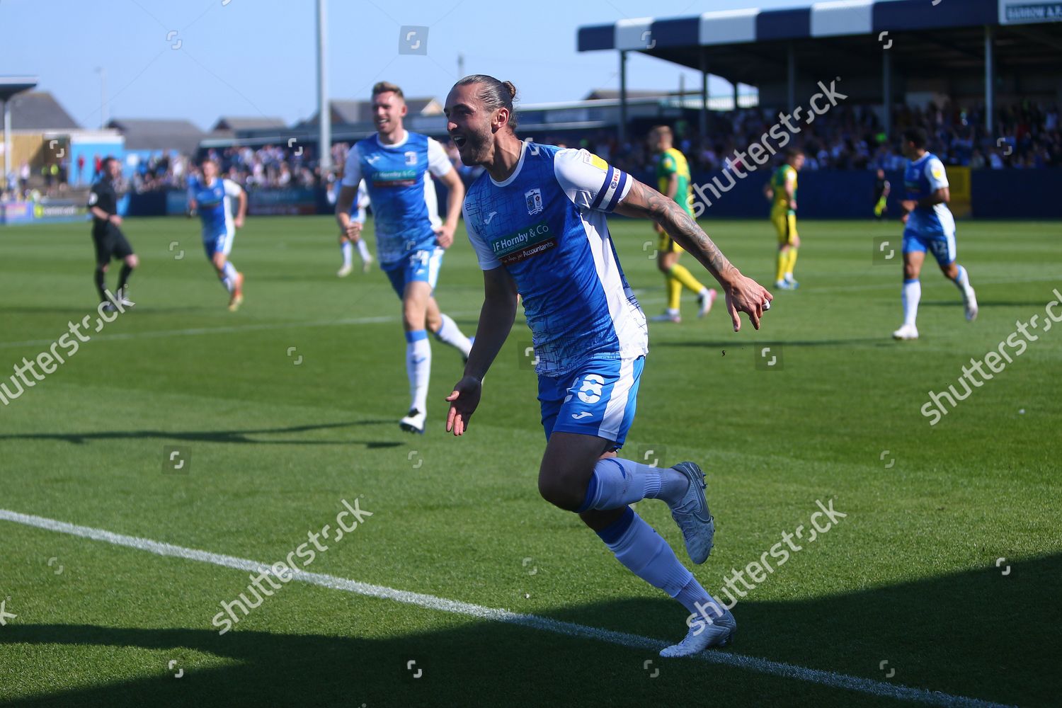 OLLIE BANKS BARROW CELEBRATES SCORING HIS Editorial Stock Photo - Stock ...